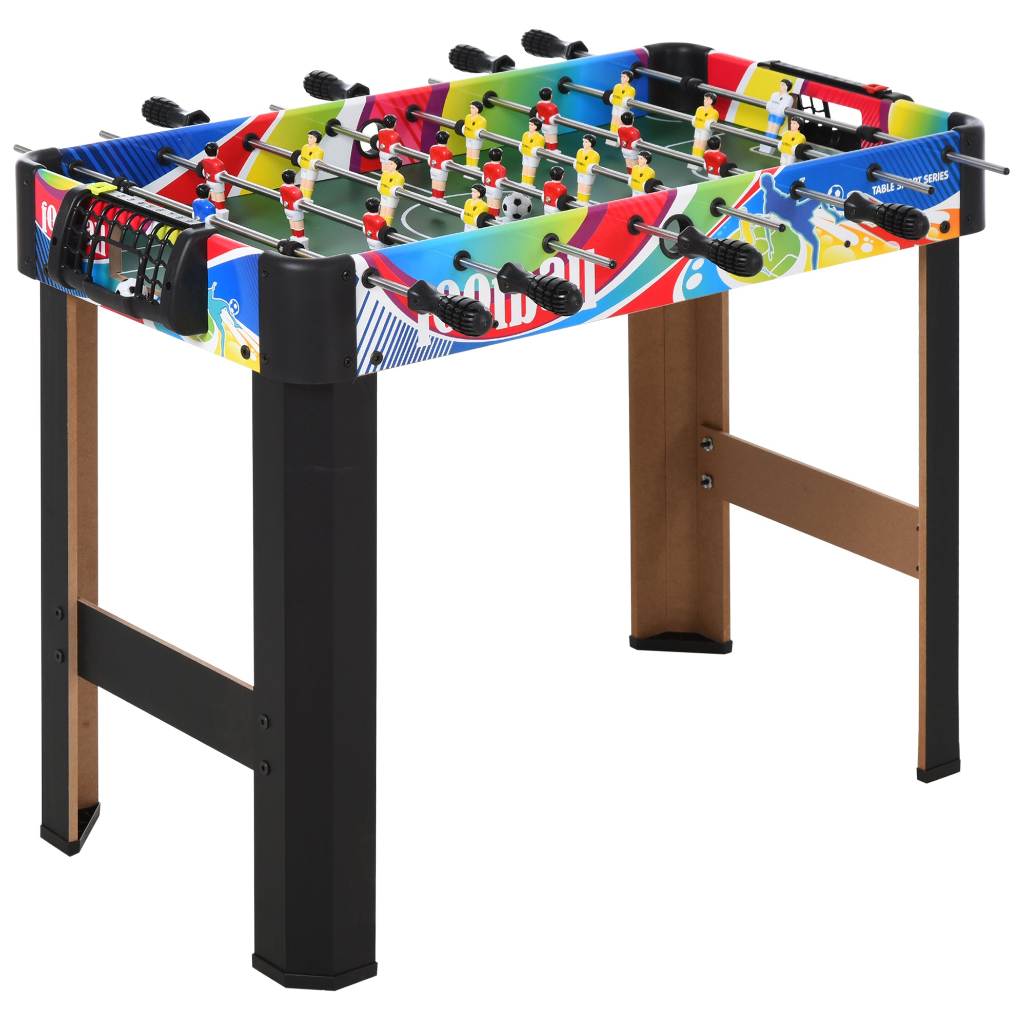 2.8ft Foosball Table Football Game Table Arcades Competition Sized for